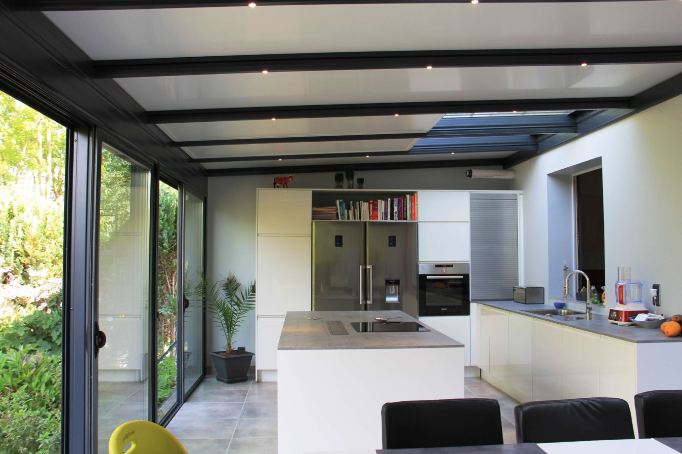 Nos conseils pour aménager une cuisine dans sa véranda - Concept Alu