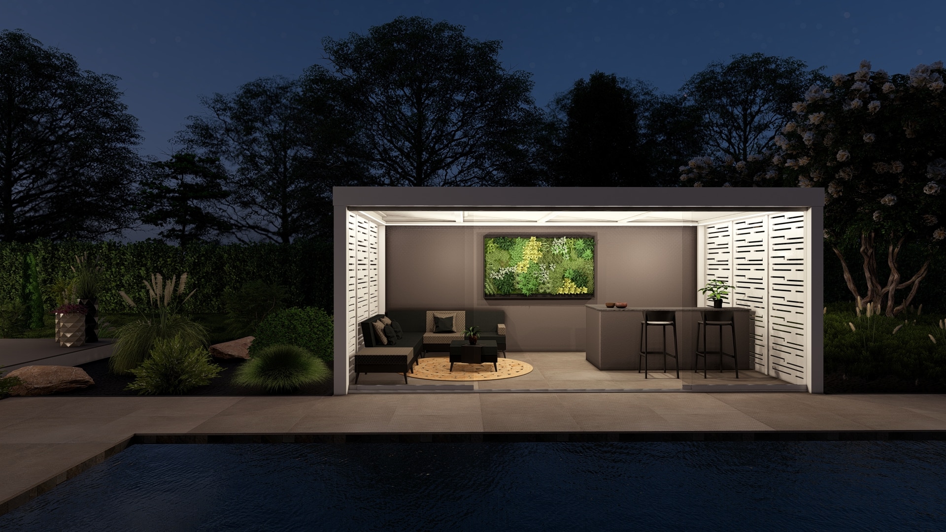 Le choix d’un pool house sur mesure | Concept Alu